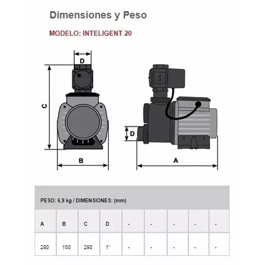 Bomba Rowa Elevadora Inteligente 20 Mayor Presion Y Caudal – HIDRO-SAN