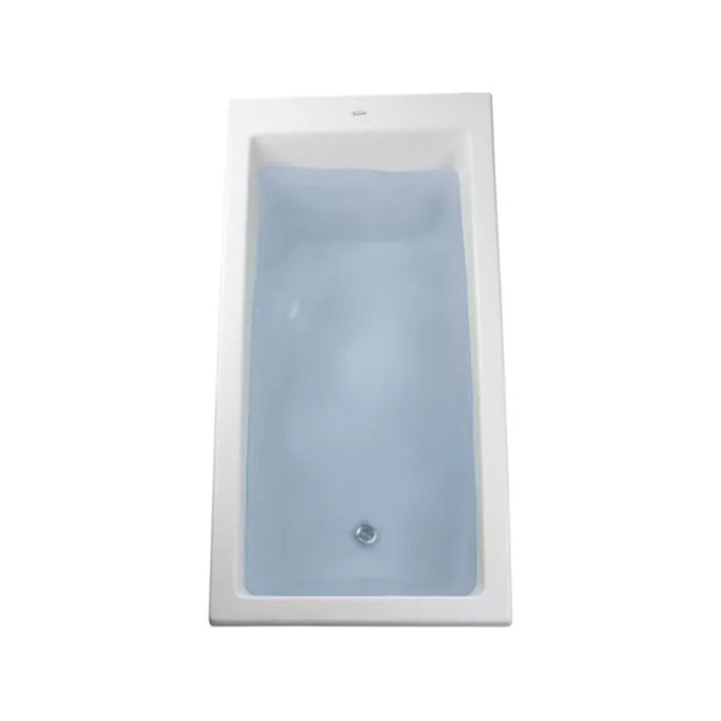 Bañera empotrada Ferrum Niza de 1700mm x 800mm x 400mm color blanca ...